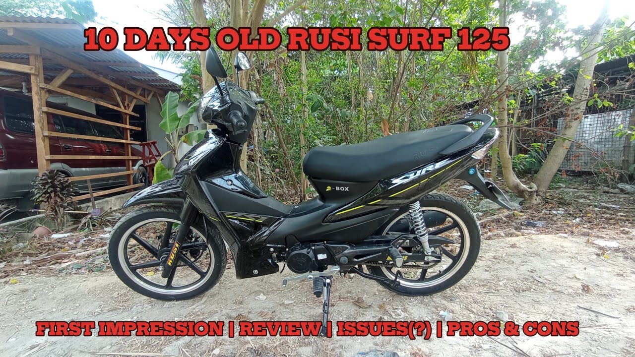 RUSI SURF 125 | 10-DAYS OLD REVIEW | ISSUES | PROS & CONS | PLANO MO ...