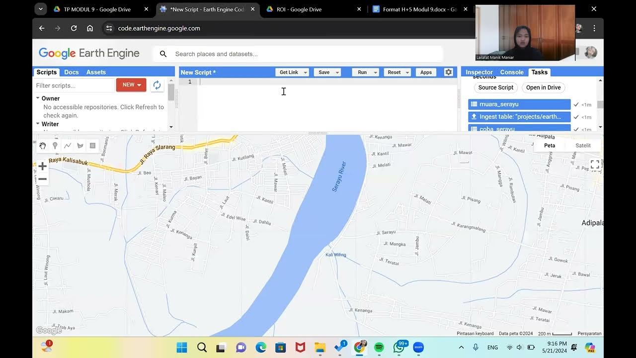Tugas SIG Modul 9: Google Earth Engine - YouTube