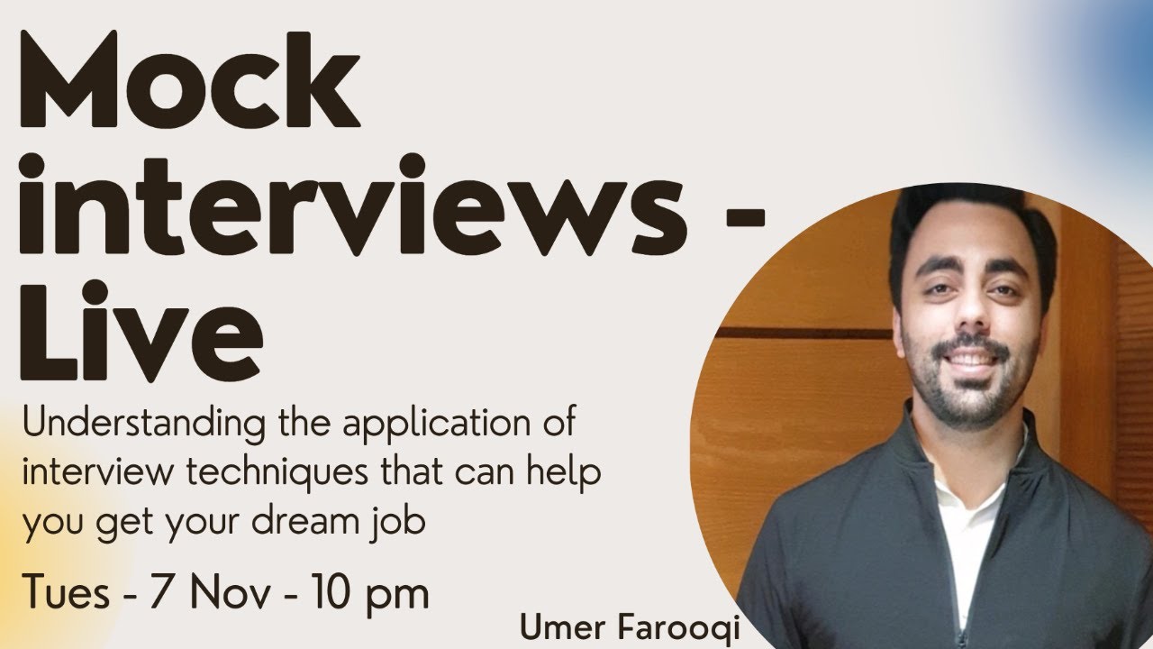 Mock Interview - Live! - YouTube