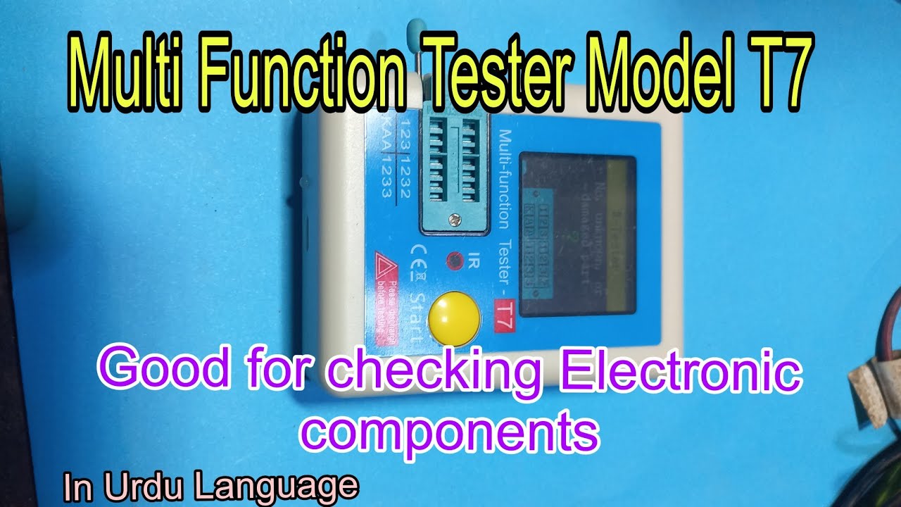 Multi Function Tester Model T7 , used to check electronic components ...