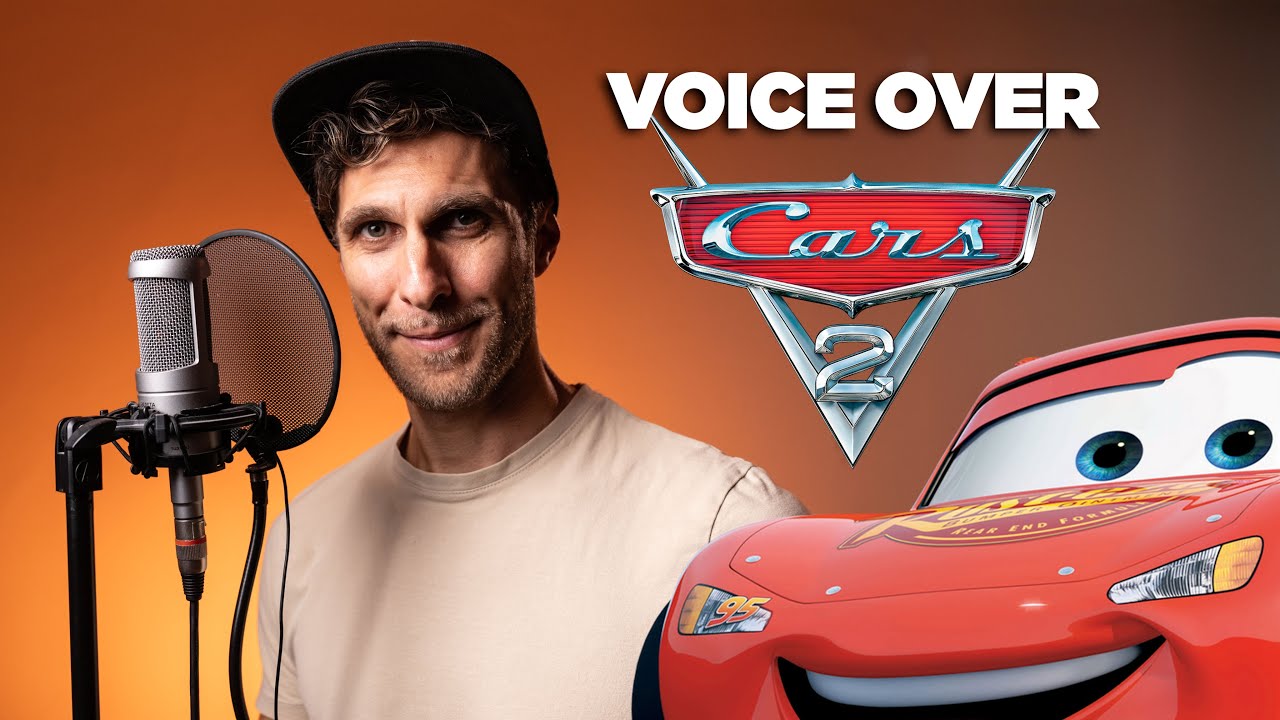 Cars 2 | Voice over | Actor dubs a scene from the animation movie ...