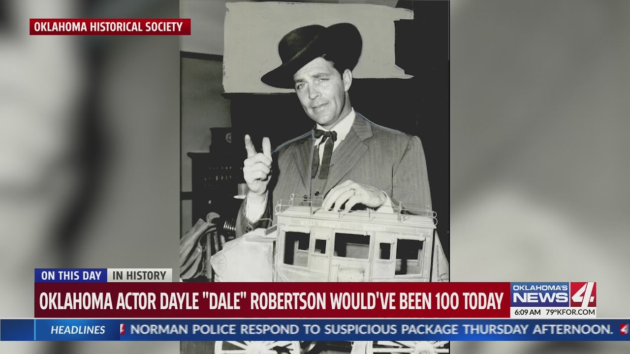 Oklahoma actor Dayle "Dale" Robertson would've been 100 - YouTube