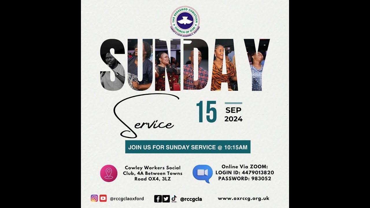 Sunday Service, 15th September 2024 - YouTube