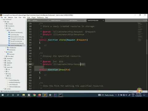 15. Nesting the View Folder in Laravel - YouTube