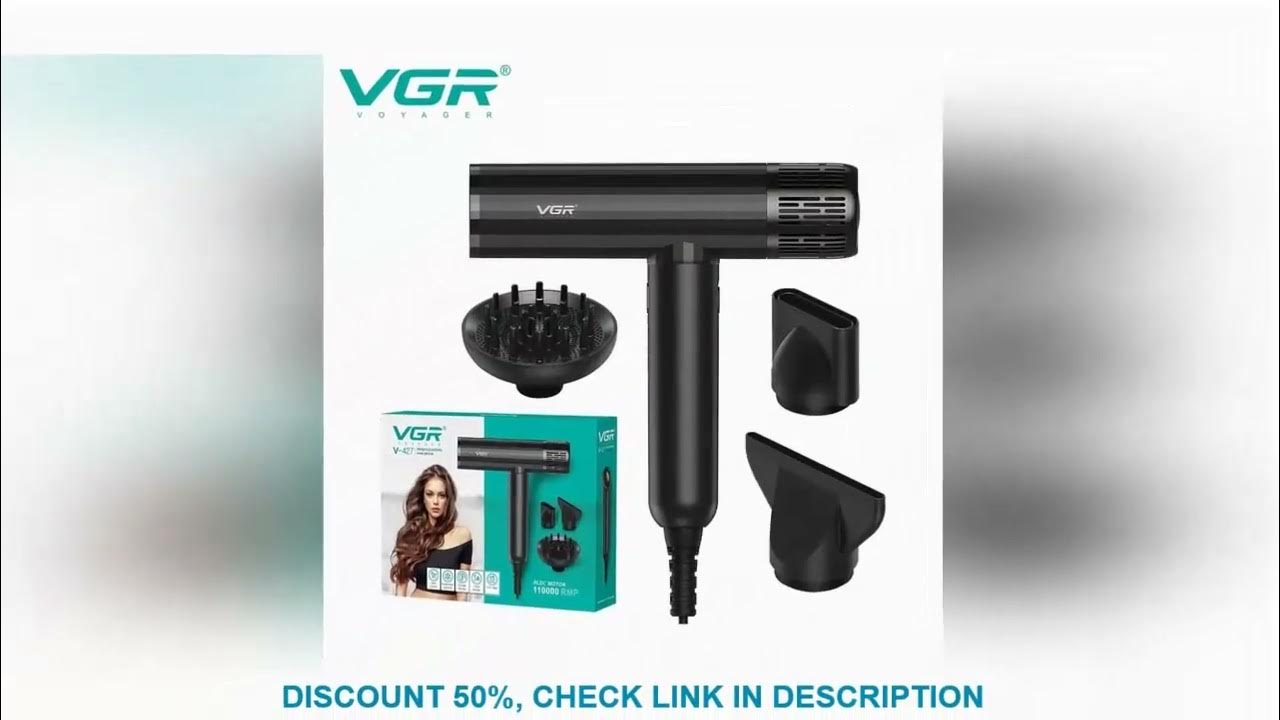 VGR secador de cabelo secador cabelo profissional prancha de cabelo Secador de cabelo ...
