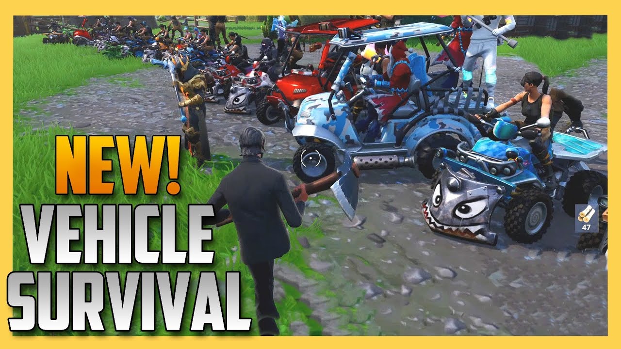 New! Fortnite 100 Player Vehicle Survival! - YouTube