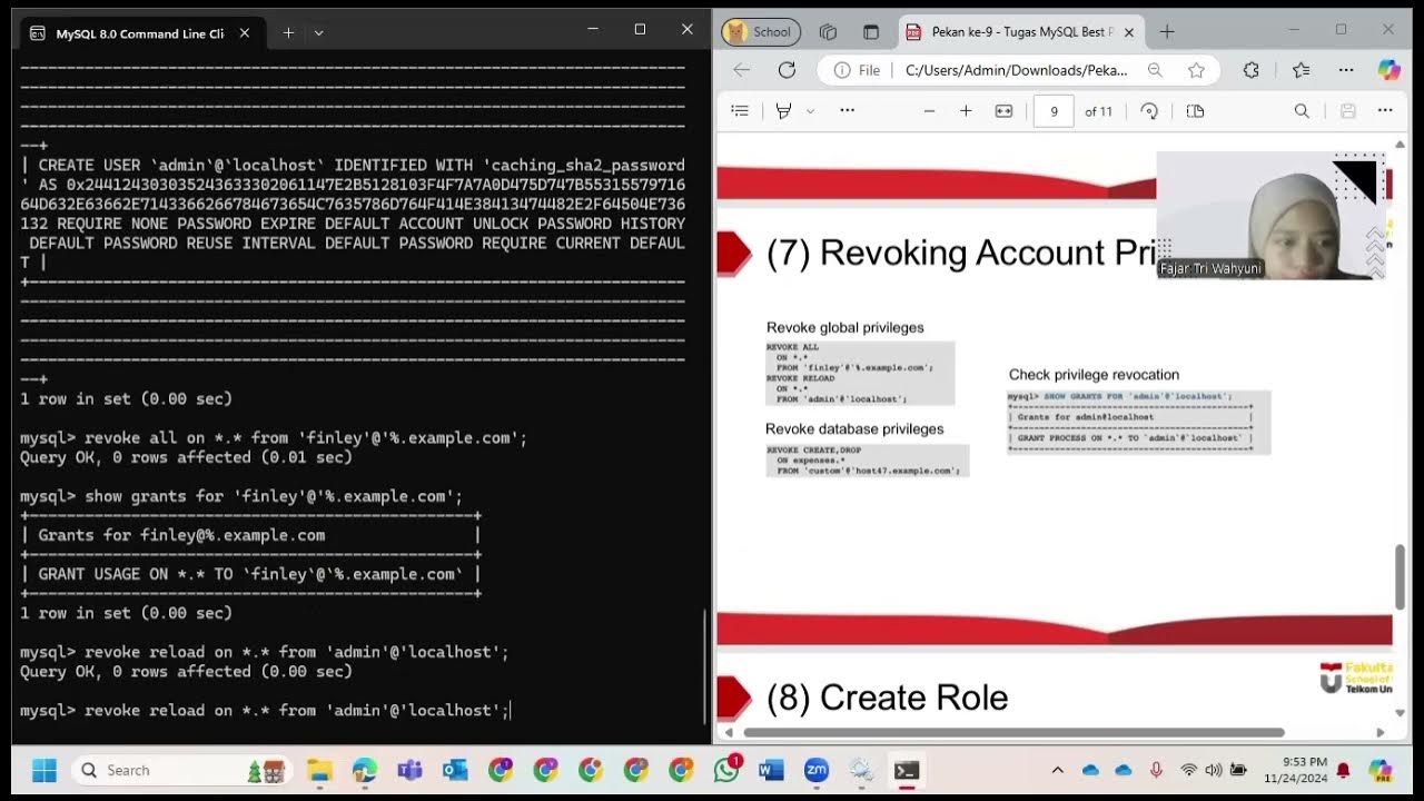 Keamanan Sistem pada Platform MySQL - YouTube
