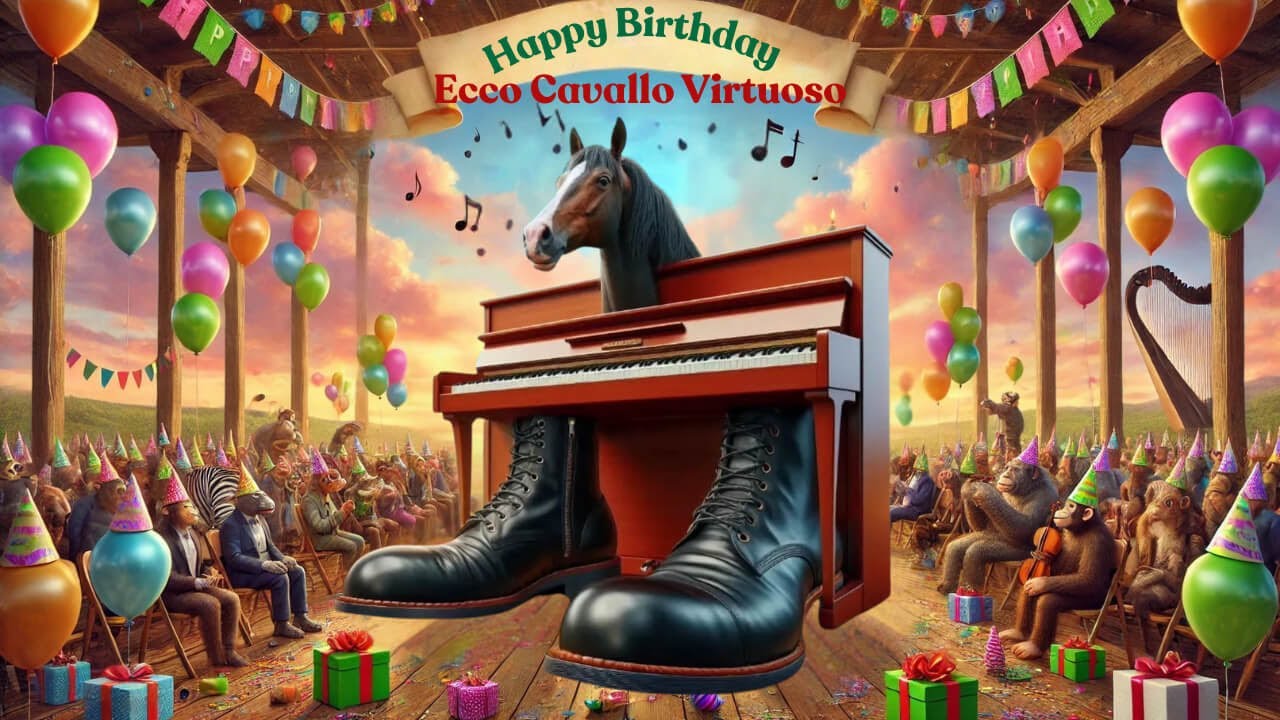 Happy Birthday Ecco Cavallo Virtuoso – Italian Brainrot in Its Purest ...