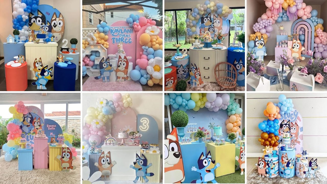 Amazing Bluey Party Setup You’ll Love | Easy & Affordable DIY Decor ...