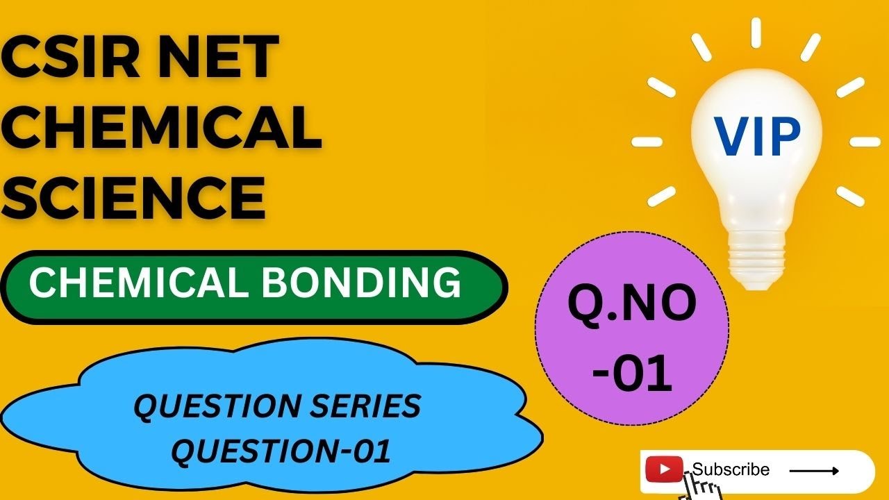 CSIR NET CHEMICAL SCIENCE QUESTION PRACTICE🌻Q.NO-01🌻Target NET DEC 2023 ...