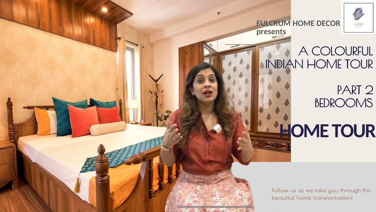 TRADITIONAL & CONTEMPORARY INDIAN Home tour - Part 2 | Indian Bedroom ...