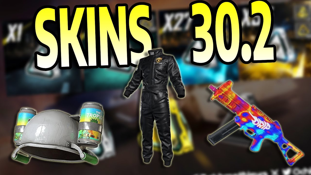 SKINS UPDATE 30.2 PUBG: BATTLEGROUNDS | PUBG UPDATE 30.2 LEAKS - YouTube