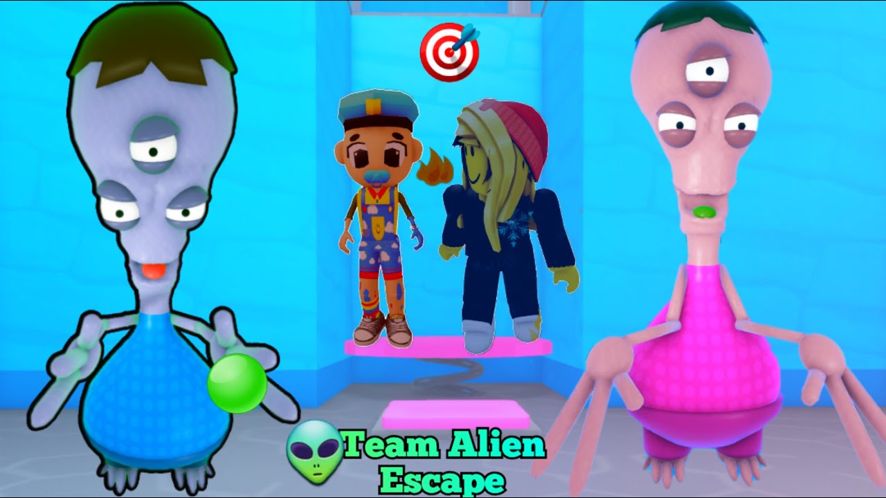 Roblox TEAM ALIEN OBBY! 👽 TEAMWORK OBBY - YouTube