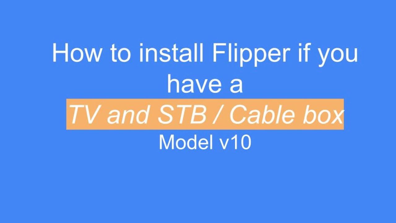 v10__Basic set up if you have Both a TV and STB (Cable Box)___v10 - YouTube