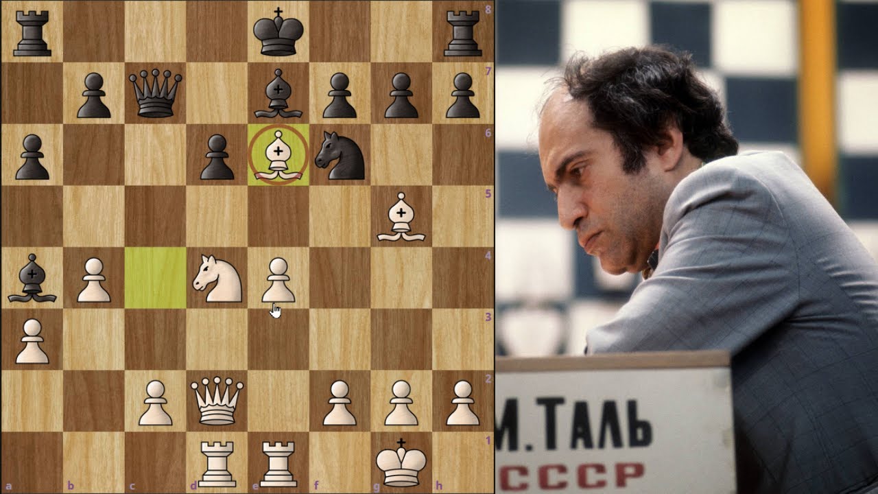 जादूगर की एक और मजेदार गेम Mikhail Tal vs Lev Polugaevsky - YouTube