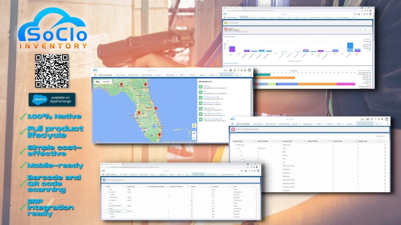SoClo Inventory Teaser on Salesforce appexchange - YouTube