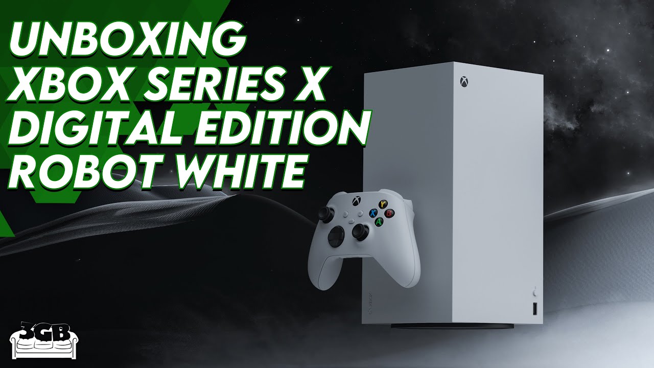Unboxing Xbox Series X Digital Edition Robot White - Preparado para un ...