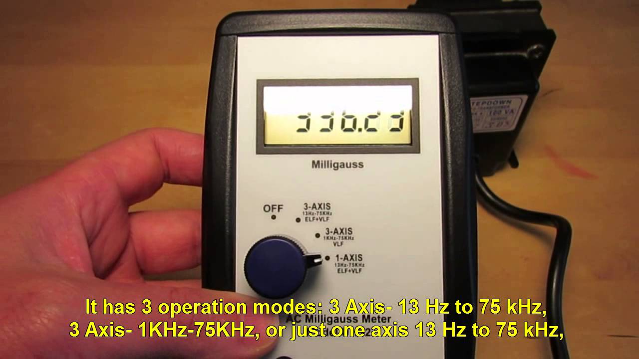 UHS2 ALPHA LAB ELF Magnetic Field Digital Meter (ELF) - YouTube