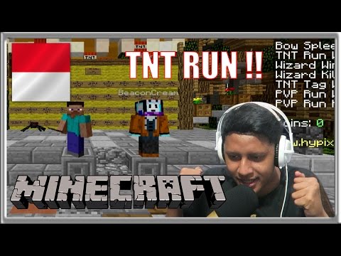 Jangan Melihat Kebalakang ! w/ BeaconCream - TNT RUN - Minecraft Indonesia #1