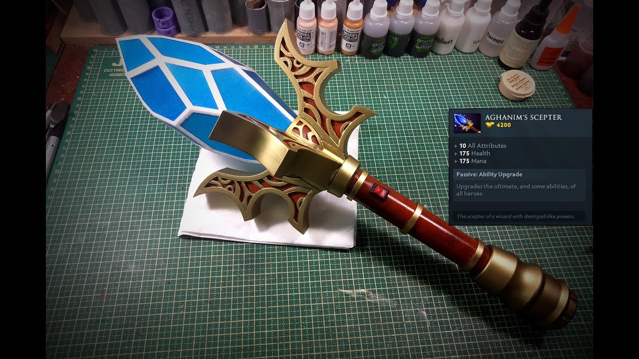 Making Aghanim's Scepter from Dota2 - YouTube