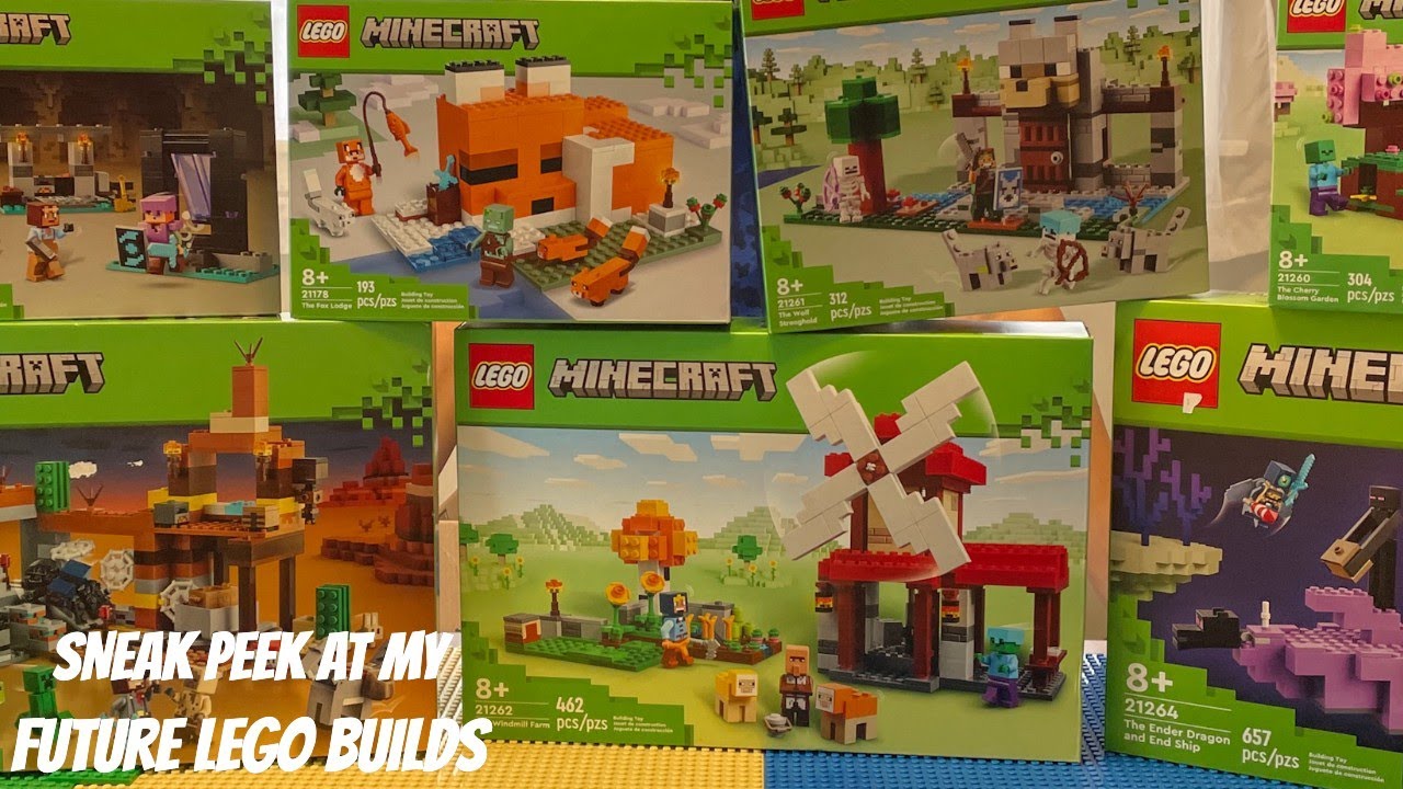 SNEAK PEEK AT MY FUTURE LEGO BUILDS - YouTube
