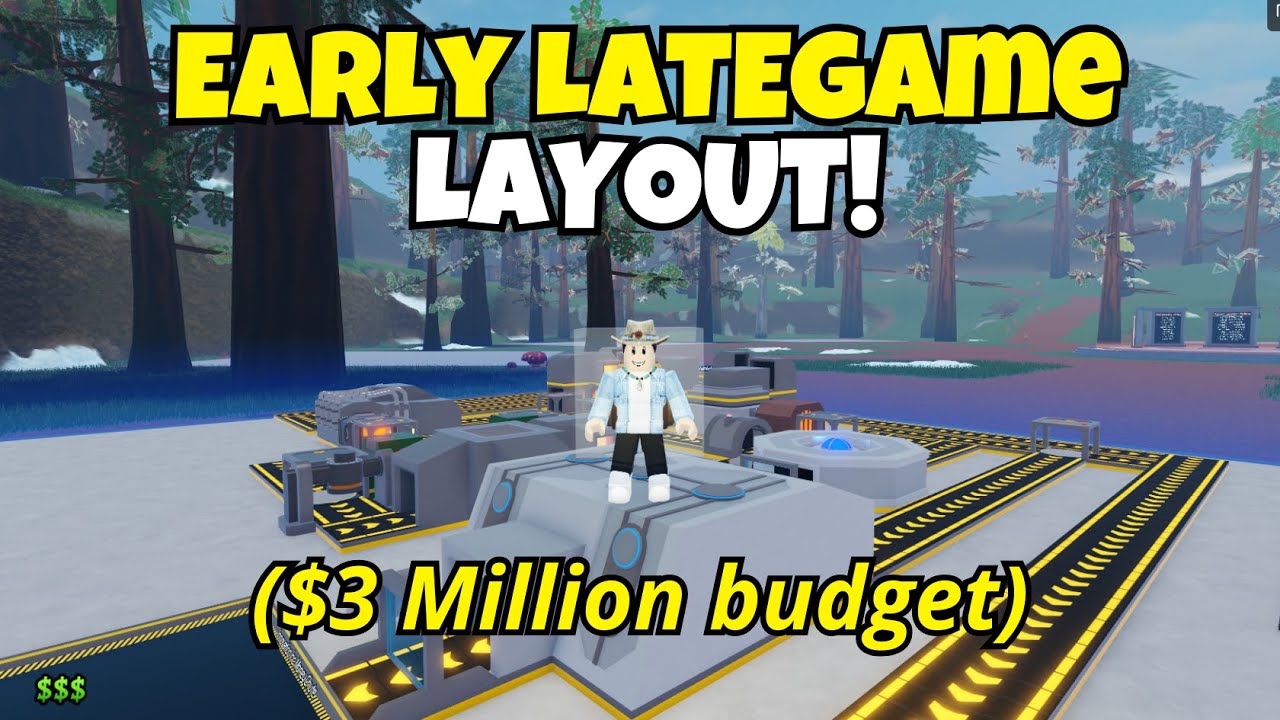 Early Lategame Layout Ultimate Mining Tycoon Roblox! - YouTube
