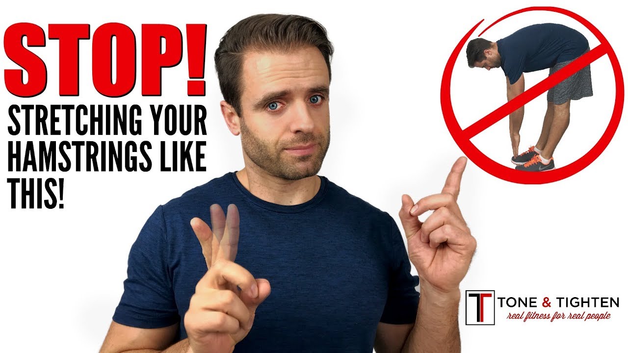 How to stretch out tight hamstrings - Better results! - YouTube