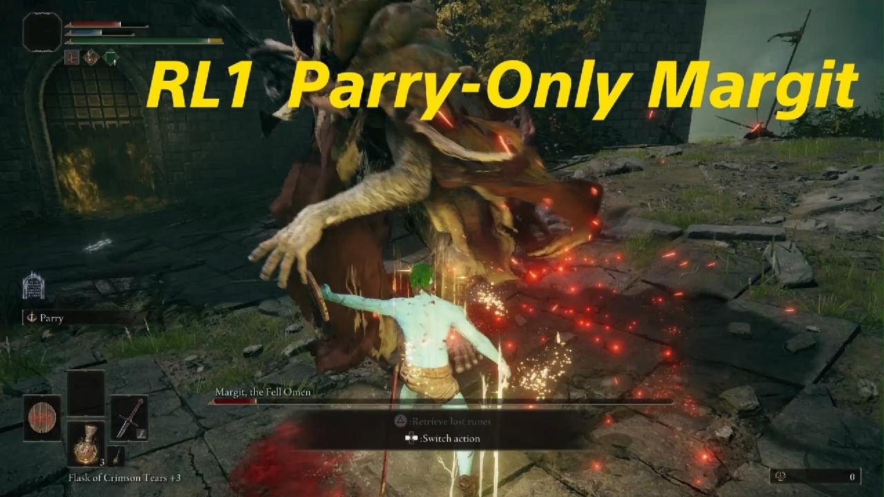 ELDEN RING | RL1 Margit - Parry-Only - YouTube