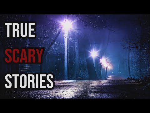 TRUE Scary Stories For a Cold Rainy Night | 4K FIREPLACE VIDEO | Scary ...