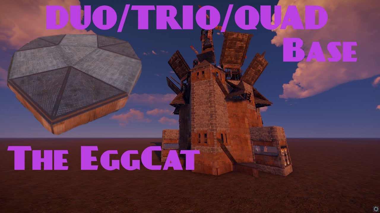 The EggCat - New META SHELL EGG for DUO/TRIO/QUAD(ONE TC Build) #rust # ...