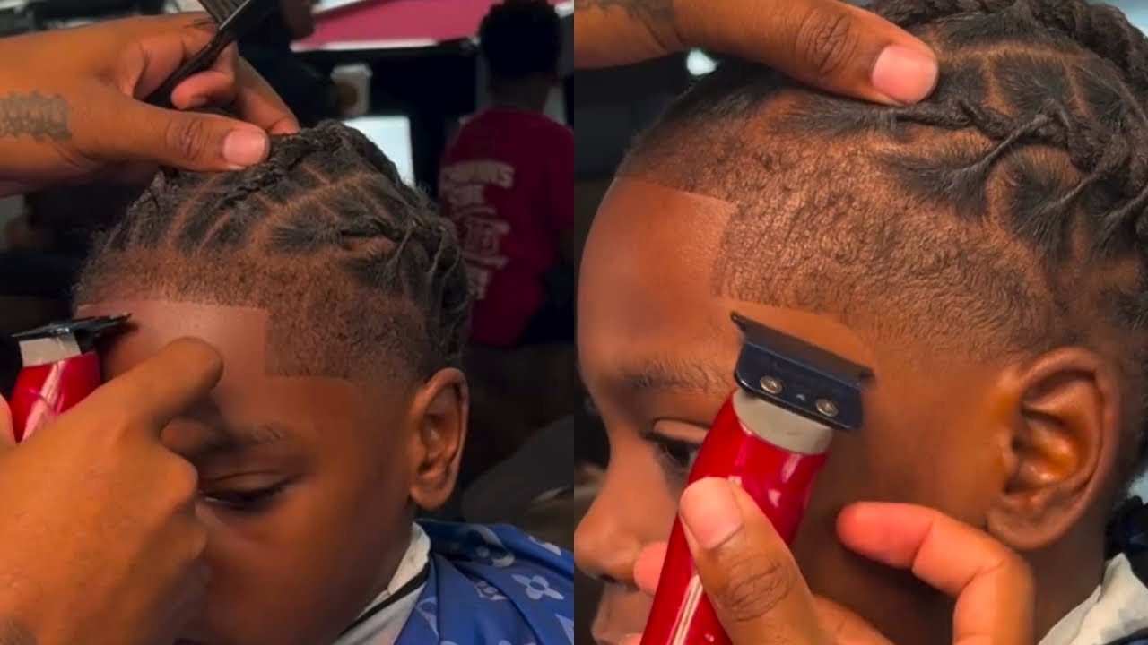 Giving A Single Parent Son a free Low Fade W/ Starter Loc’s Haircut ...