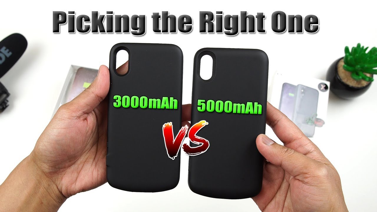 iPhone X 3000mAh vs 5000mAh Battery Case (MUSTTRUE) [4K] 21:9 - YouTube