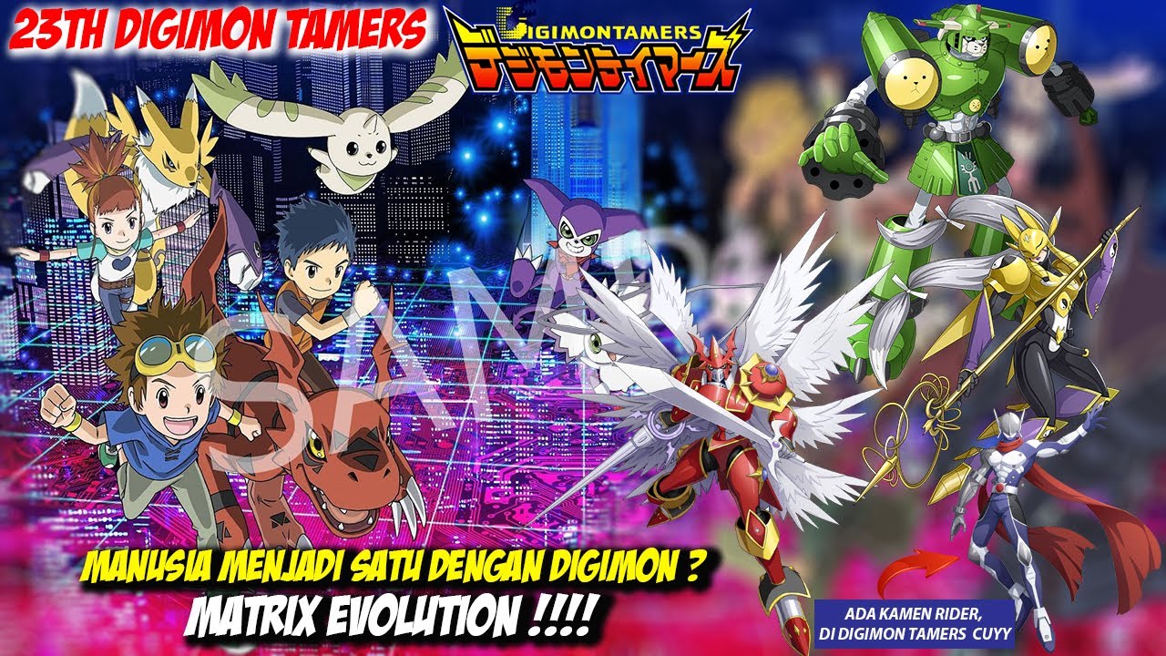 23th DIGIMON TAMERS Animated Matrix Evolution! DIGIMON RUMBLE ARENA 1.5 ...