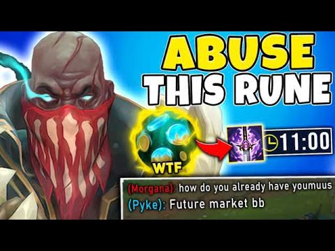 I FOUND A BROKEN WAY TO ABUSE PYKE!! TAKE THIS RUNE AND STOMP LANE ...