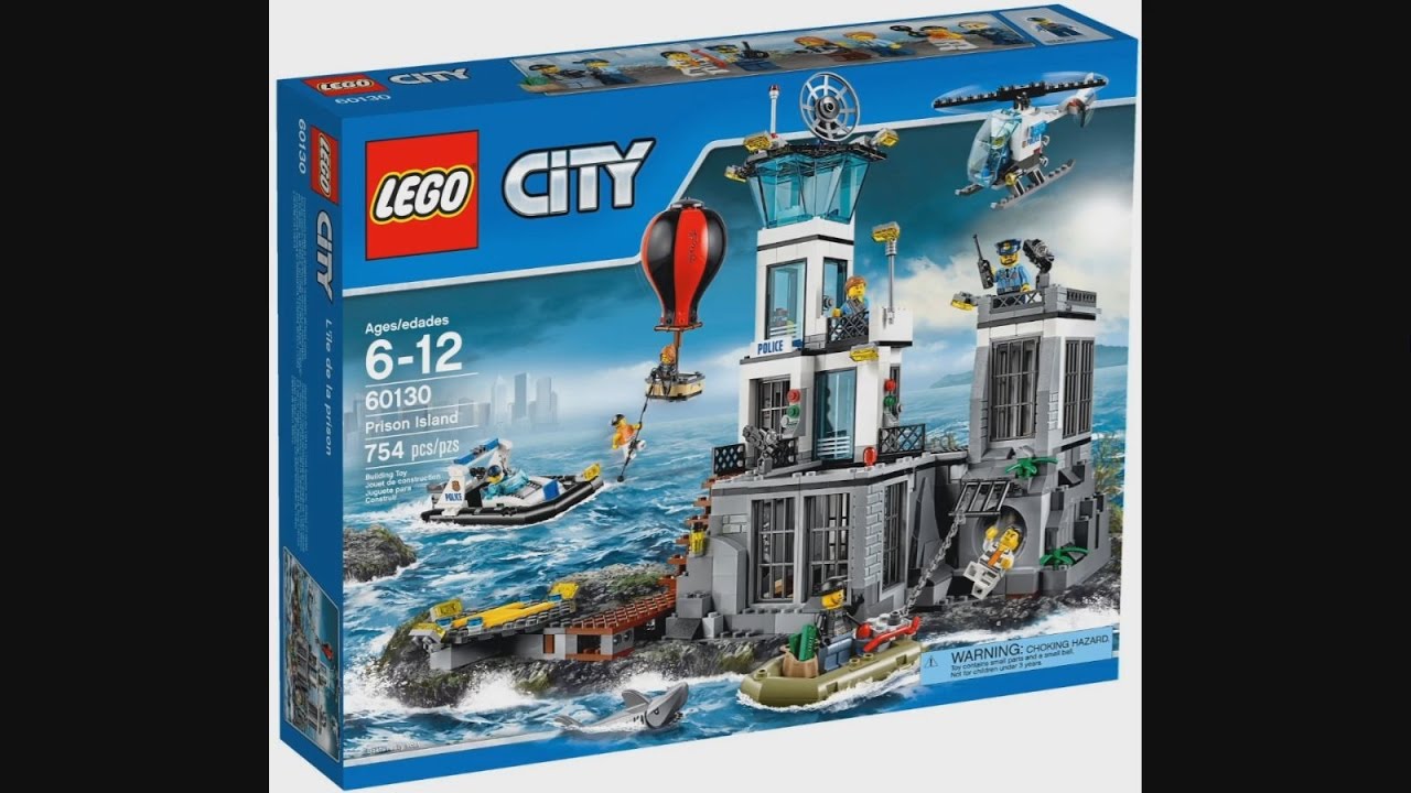 LEGO City 60130 Prison Island - instruction timelapse - YouTube