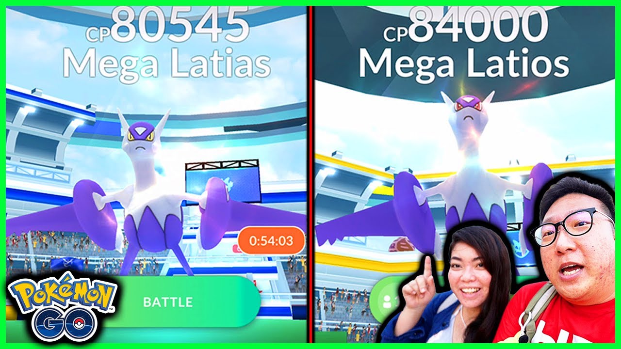 10 Mega Latias & Latios Raids During Raid Hour in Pokemon GO - YouTube