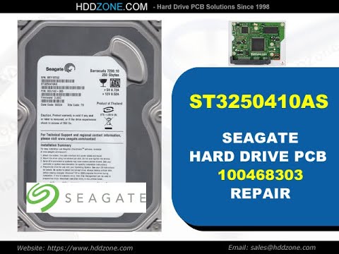 ST3250410AS Seagate HDD PCB Repair 100468303 - YouTube