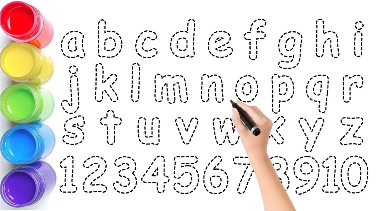 Learn to Write Your ABCs! Tracing & Coloring - YouTube
