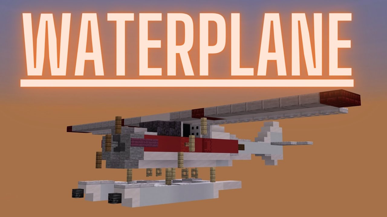Minecraft: How to build a Plane in Minecraft (DHC-2 Beaver) Minecraft ...