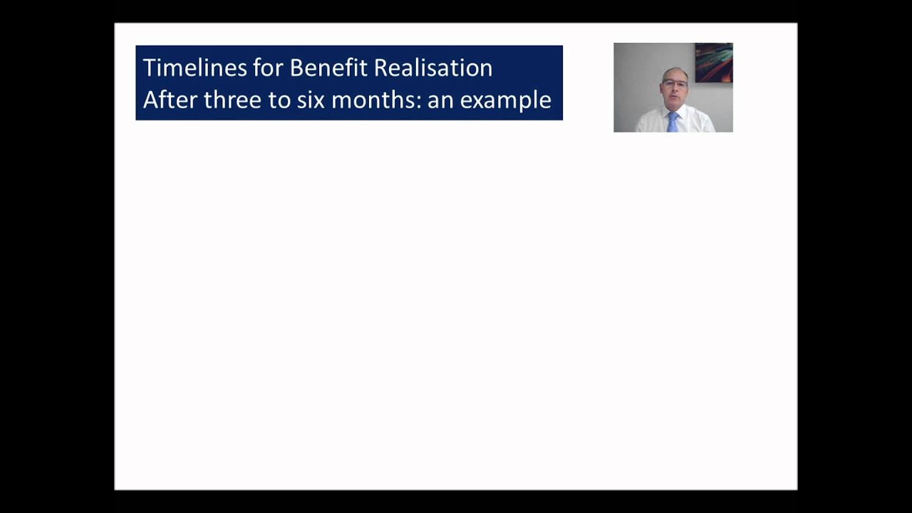 Timelines for Benefit Realisation - YouTube