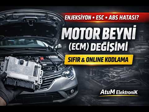 Renault Megane 4 Motor Beyni (ECM) Değişimi | Sıfır Beyin Online Kodlama