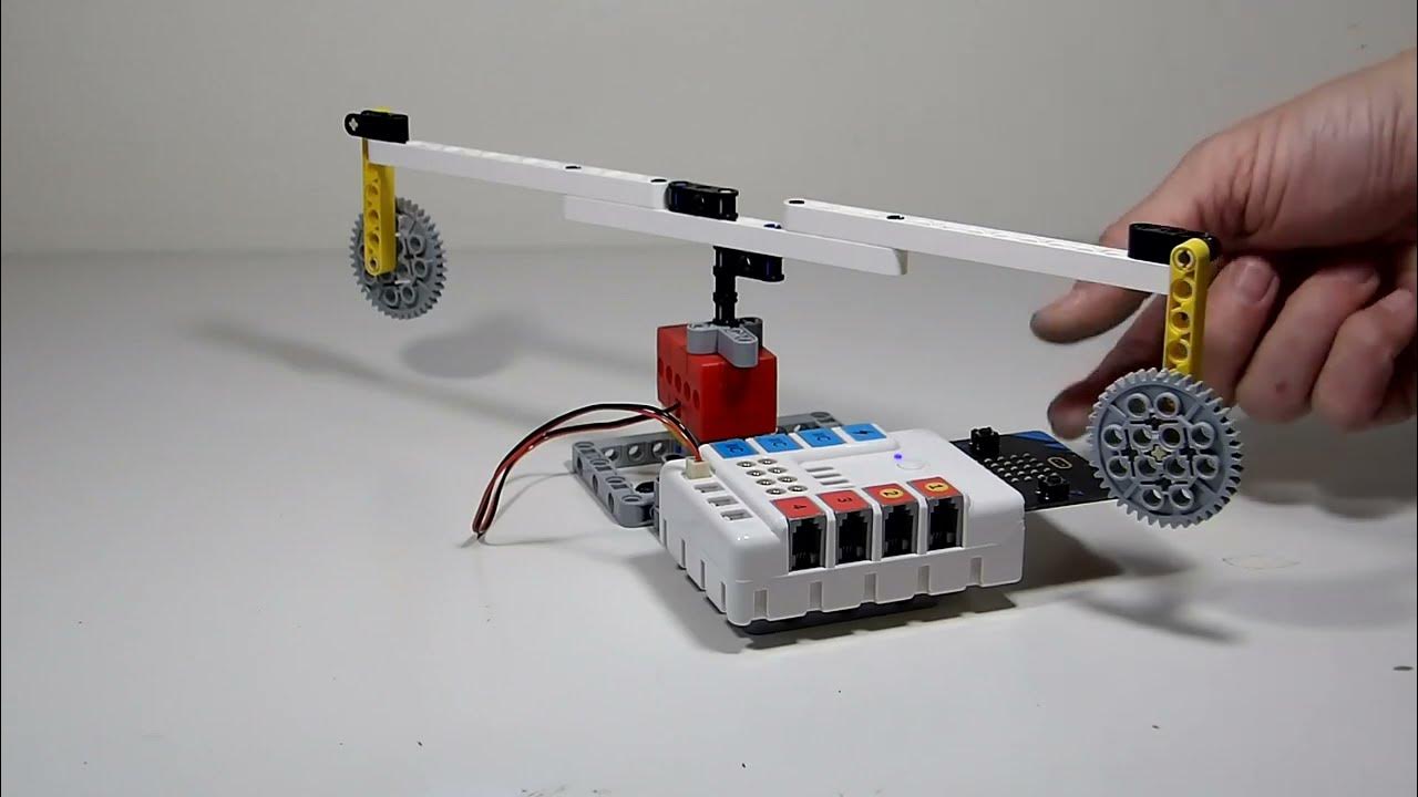 NEZHA (microbit) - Rotating Carousel Fun Park - YouTube