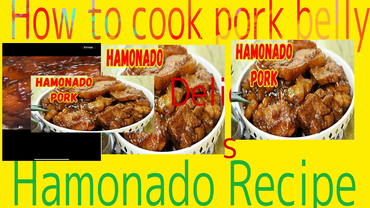 How cook pork belly Hamonado delicious pinoy Recipe - YouTube
