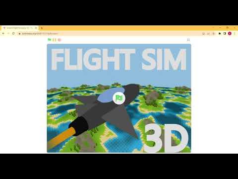 Becoming a pilot in Scratch Flight Simulator 3D - YouTube