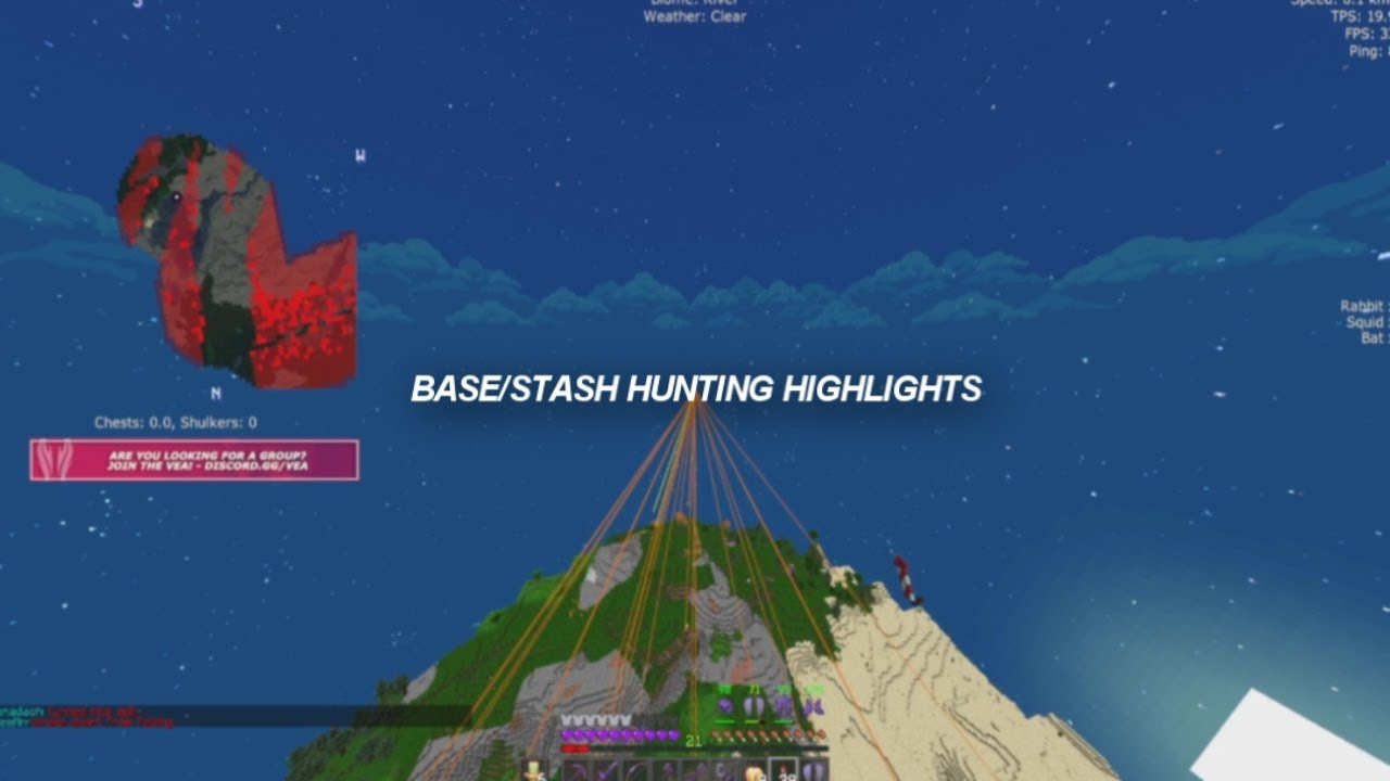 Stash/Base Hunting Highlights #28 (2b2t) - YouTube