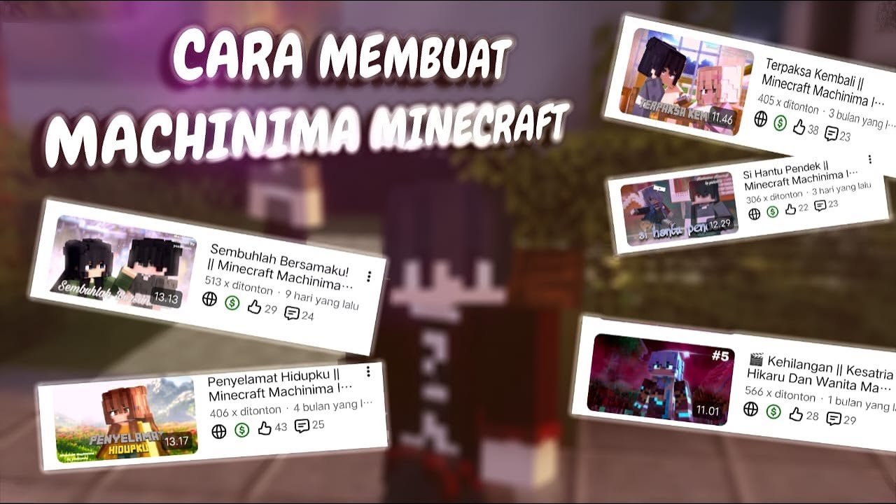 Cara Aku Membuat Machinima Minecraft GAMPANG BANGET!!! || Minecraft ...