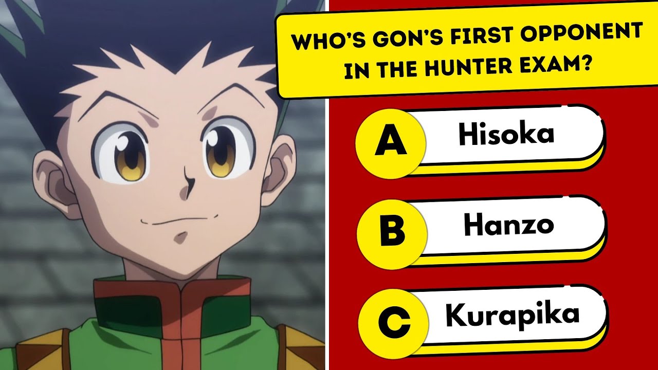 🎯 80-Question Hunter x Hunter Quiz – Only Elite Hunters Will Score 80/ ...