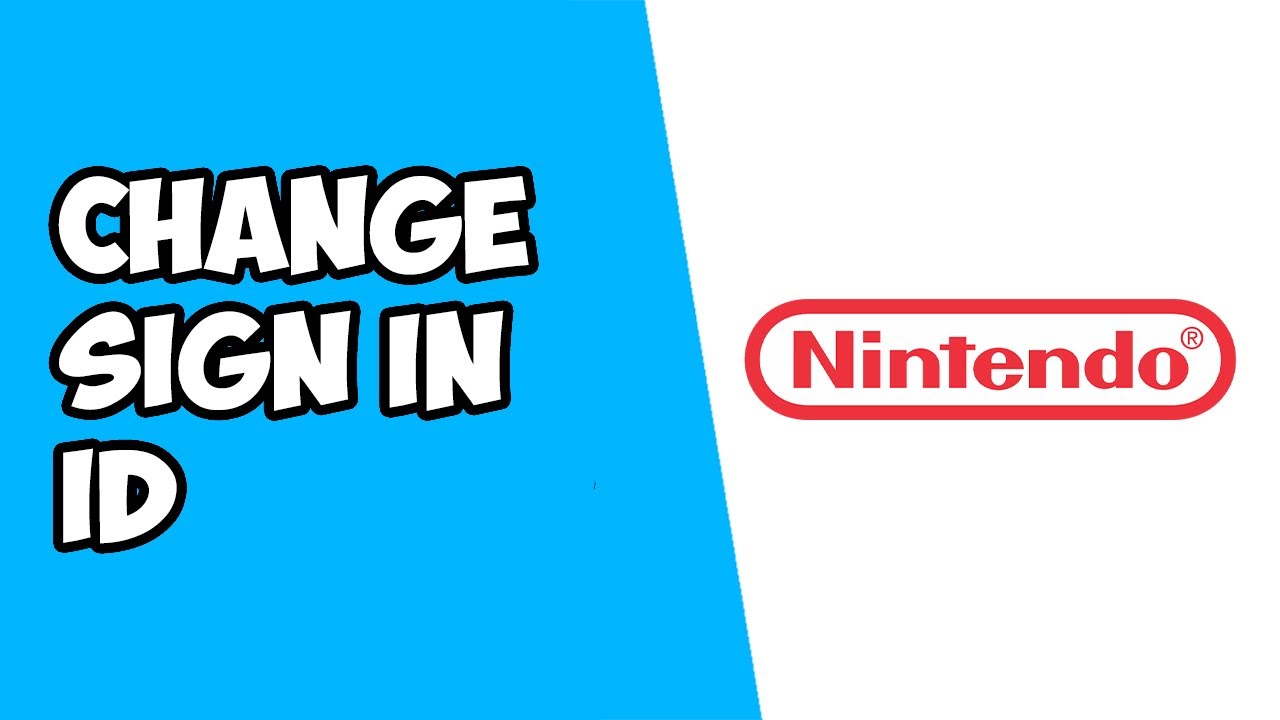 How To Change Sign In ID on Nintendo - YouTube