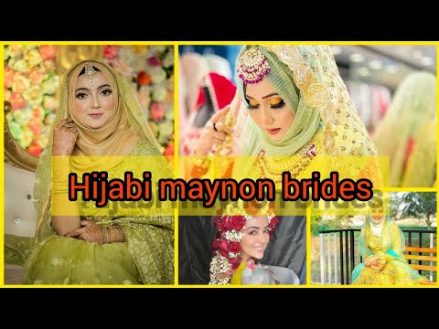 Hijabi maynon/mehndi brides #youtube #wedding