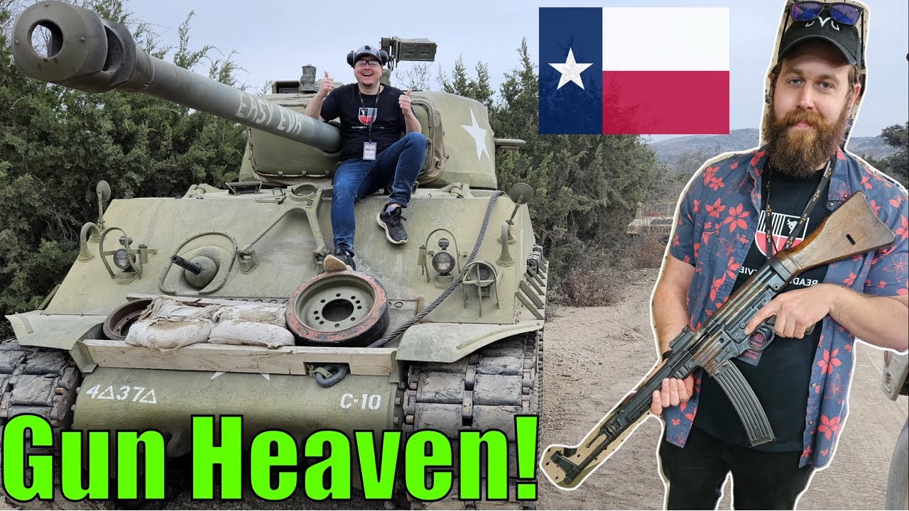 INSANE RANGE DAY (Firearms Road Trip!) Gundies 2023 | DRIVE TANKS & Ox ...